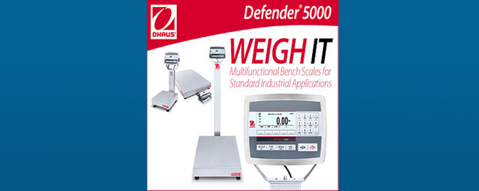 Weigh it with Ohaus! New Defender 5000 | Johnson Scale Co., Inc.